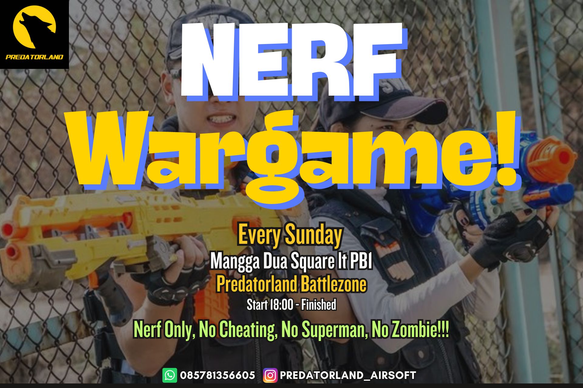 Predatorland - Arena Airsoftgun Terbesar di Indonesia